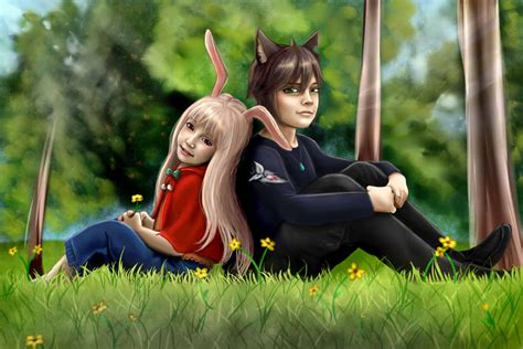 Wolf And Rabbit By Caitykitty13 On Deviantart