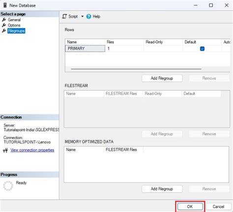 How To Create Sql Database