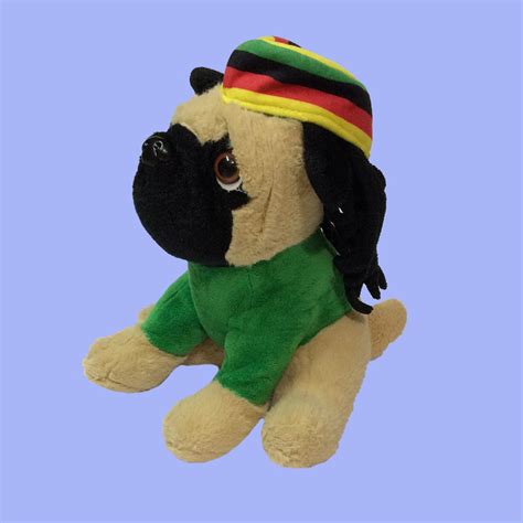 قیمت و خرید عروسک طرح سگ پاگ مکزیکی مدل Pugs And Kisses کد Sz9612