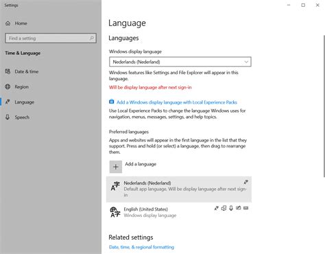 Windows 10 Change Language Settings UU Manuals