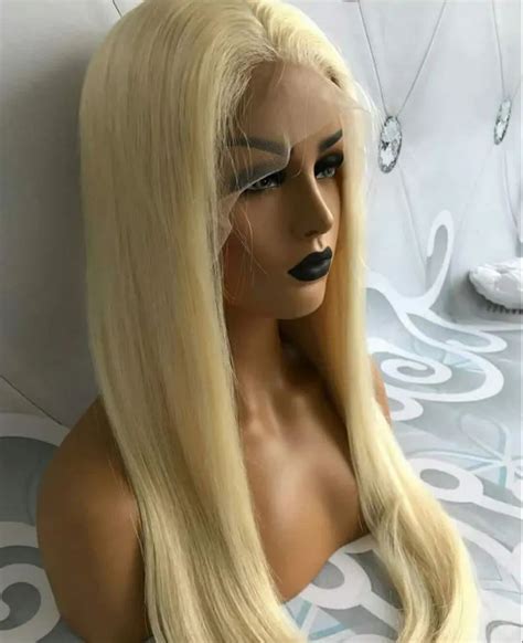 Cuticle Aligned Remy Hair Women High Quality Blonde Wig Hair Grade