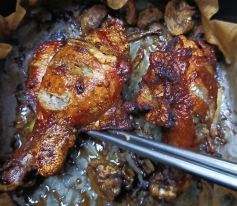 【空气炸锅烤鸡腿🍗的做法步骤图，怎么做好吃】小y23下厨房
