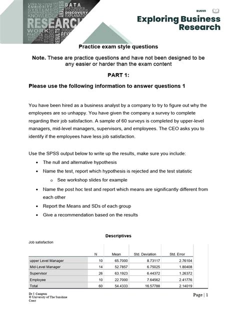 Example Exam V5 Blank Pdf Errors And Residuals Statistics