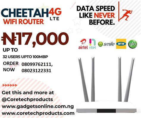 G LTE Wireless Router For Ntel Mtn Glo Mobile And Airtel Technology Market Nigeria