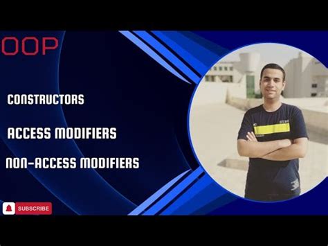 Constractour Access Modifiers Oop With Java Youtube