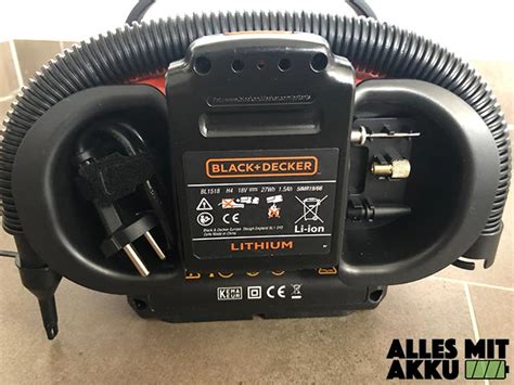 Black+Decker BDCINF18N-QS Test - Der Akku Kompressor im Test