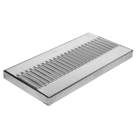 14″ X 6″ Surface Drip Tray Brushed Stainless Without Drain