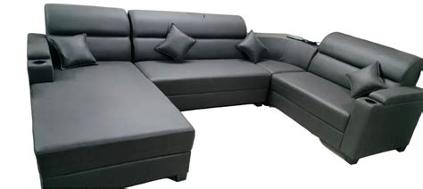 Wooden 7 Seater U Shaped Sofa Set 3 2 2 At ₹ 44000 Set In Hyderabad Id 2854056636391