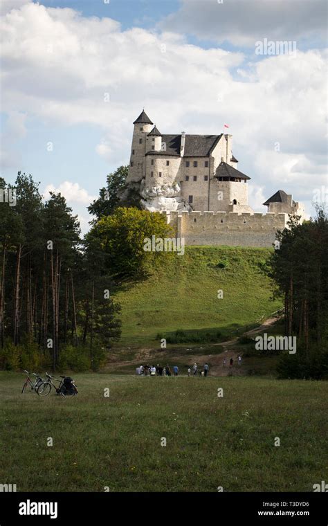 A Contemporary Reconstruction Of The Medieval Castle In Bobolice