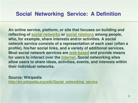 Ppt Social Network Sites A Definition Powerpoint Presentation Free