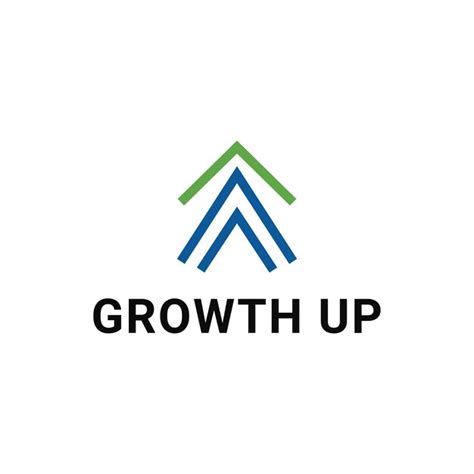 Premium Vector Growth Up Abstract Logo Design Creative With Arrow For