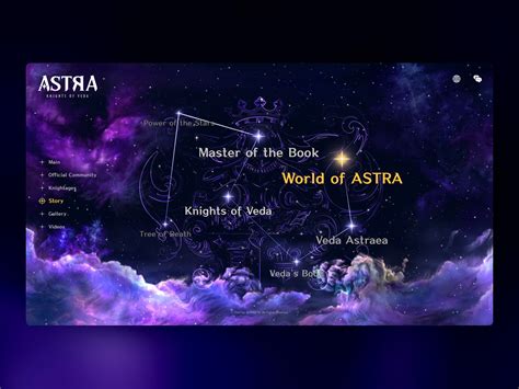 Story ASTRA KNIGHTS OF VEDA Awwwards