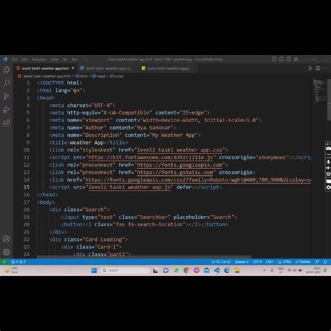 Video Shaik Abdul On Linkedin Internsavy Webdevelopment Weatherapp