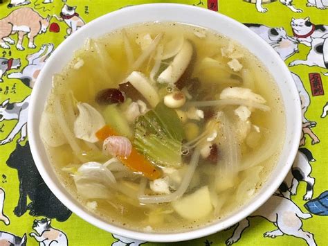 野菜たっぷり和風スープ By ♪miwa♪ 【クックパッド】 簡単おいしいみんなのレシピが395万品