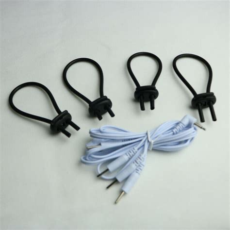 Estim Monopolar Conductive Electrosex Penis Ring Rubber Tube Electrodes Sex Toys EBay