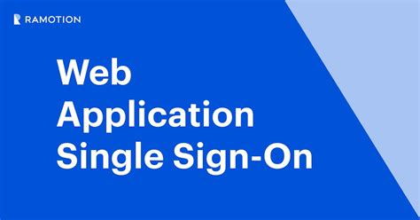 Web Application Single Sign On Guide Ramotion Agency