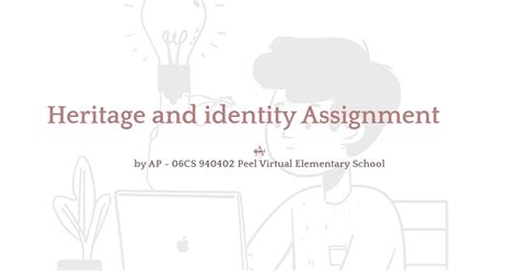 Heritage And Identity Assignment