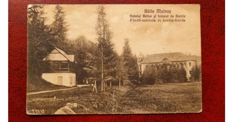 Baile Malnas 1928 Hotelul Bailor Si Izvorul De Borviz C P Circ Rara