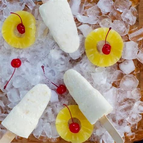 Pina Colada Popsicle Punchfork