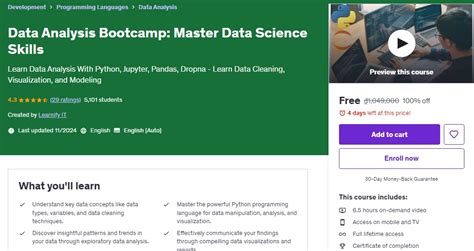 khÓa hỌc data analysis cƠ bẢn data analysis bootcamp master data