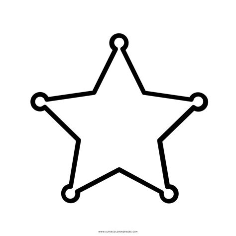 Printable Sheriff Star Template Artofit