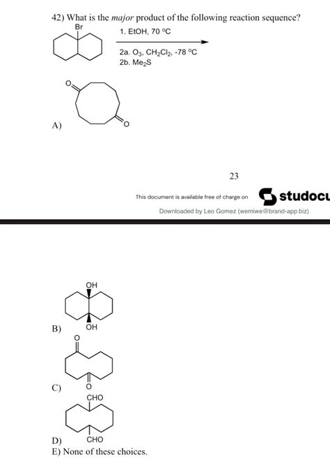 Ozonolysis Rorganicchemistry