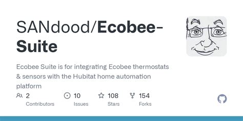 Github Sandood Ecobee Suite Ecobee Suite Is For Integrating Ecobee Thermostats Sensors With