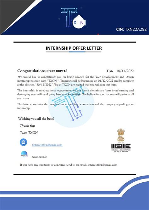 Rohit Gupta On Linkedin Opportunity Connections Webdevelopment Design Intern Txon 10