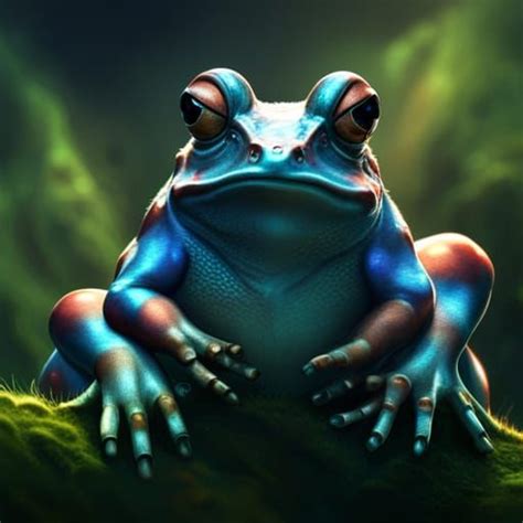 Holographic Toad With Six Arms Ai Generated Artwork Nightcafe Creator