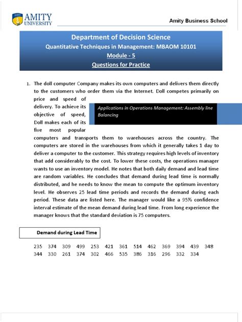 B9ba6numericals For Practice Interval Estimation Pdf Confidence
