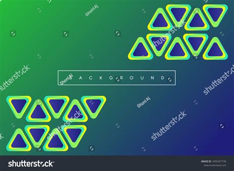 Modern Abstract Green Background Vector Template Stock Vector Royalty Free 1995427739