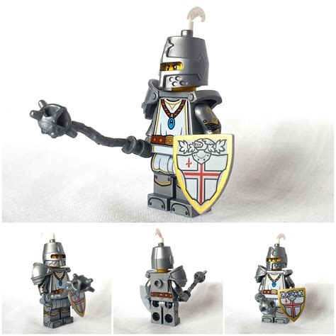 Lego® Templar Knights Minifigure Moc Various Crusader Templar Knight