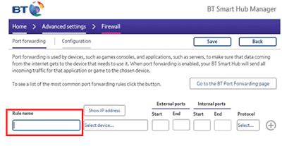 How Do I Set Up Port Forwarding On My BT Hub BT Help