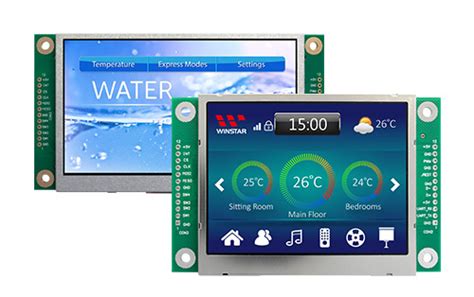 エントリーレベルの UART TFT LCD モジュール WINSTAR