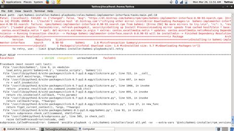 Bahmni Instalation Error In Centos Community Openmrs Talk