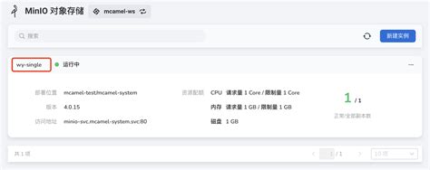 查看实例详情 Daocloud Enterprise