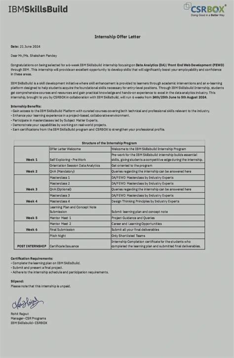 Saksham Pandey On Linkedin Internship Ibm Skillsbuild