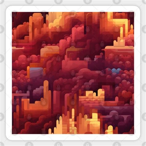 Pixel Art Repeating Pattern Pixel Art Repeating Pattern Sticker