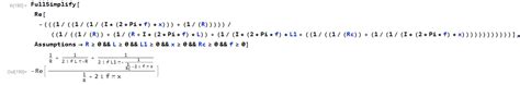 Finding The Real Part Of A Complicated Complex Expression Mathematica