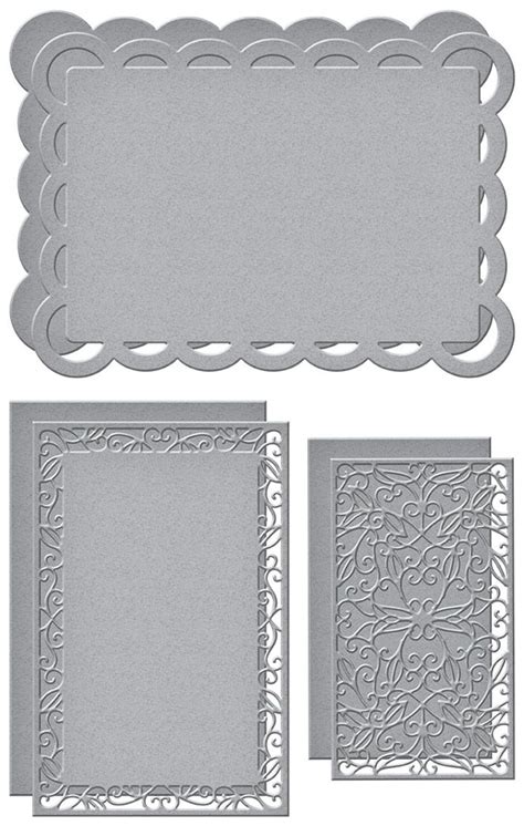 Spellbinders Frame Etched Dies Scallop Facade Frame