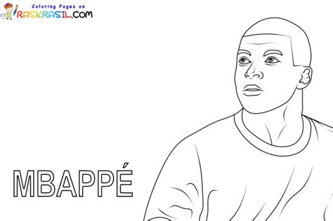 Kolorowanki Kylian Mbappé Darmowe Malowanki Do Wydruku
