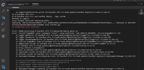 Lesson 14 `randomnft` Deploy Error · Smartcontractkit Full Blockchain