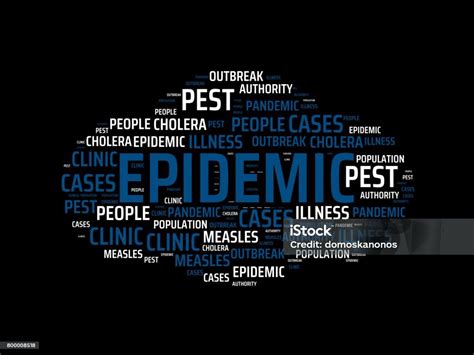 전염병단어 구름 큐브 문자 이미지 일러스트 레이 션 전염병 주제와 관련 된 단어와 이미지 권위에 대한 스톡 벡터 아트 및 기타 이미지 Istock