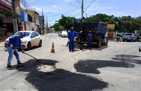 Prefeitura Retoma Operação Tapa Buraco Em Várias Ruas Da Cidade Após