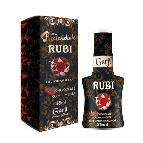 Rubi Gel Corporal Hot 35ml Linha Preciosidades Garji Miess