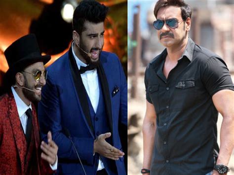 Ranveer Singh Arjun Kapoor Ajay Devgn Angry With Ranveer Arjun Ranveer Singh Arjun Kapoor At