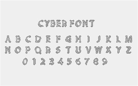 미래 벡터 글꼴 디자인입니다 웹 및 응용 프로그램에 대한 문자 및 번호 테크노 유형 글꼴 알파벳 디지털 하이테크 스타일 기호입니다 0명에 대한 스톡 벡터 아트 및 기타