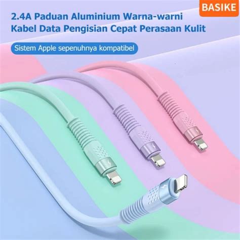 Jual KIVEE BASIKE Kabel Data IP Lightning Fast Charging CT Shopee Indonesia