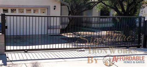 Automatic Driveway Gates With Solar Power Affordable Fence And Gates