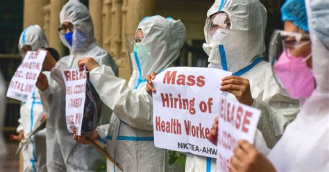 Filipino Health Workers Protest Over Covid Funds The Asean Post